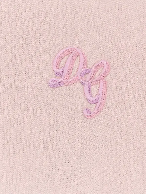 Dolce & Gabbana Embroidered Logo Zip-up Hoodie