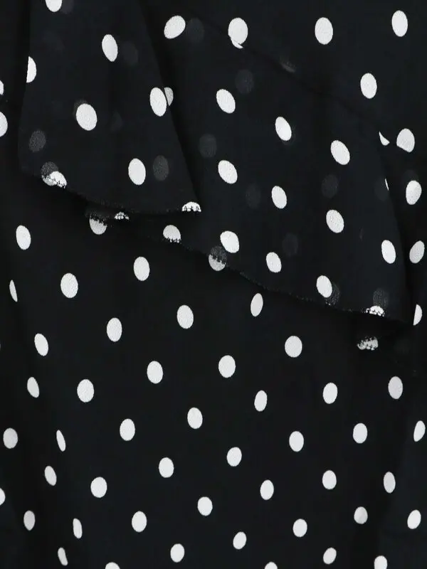 SELF-PORTRAIT Polka Dot Viscose Dress