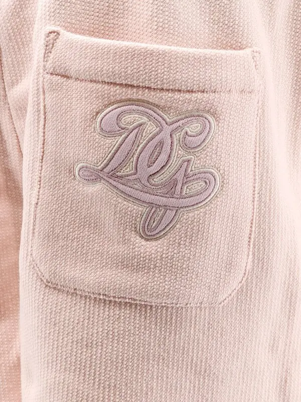 Dolce & Gabbana Cotton Shorts With Embroidered Logo