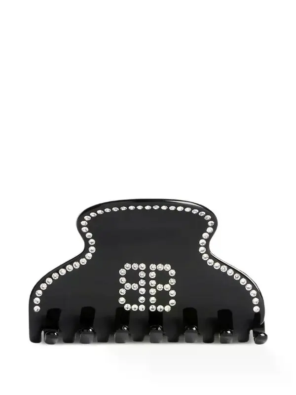 Balenciaga Holli Bb Hair Clip - Black