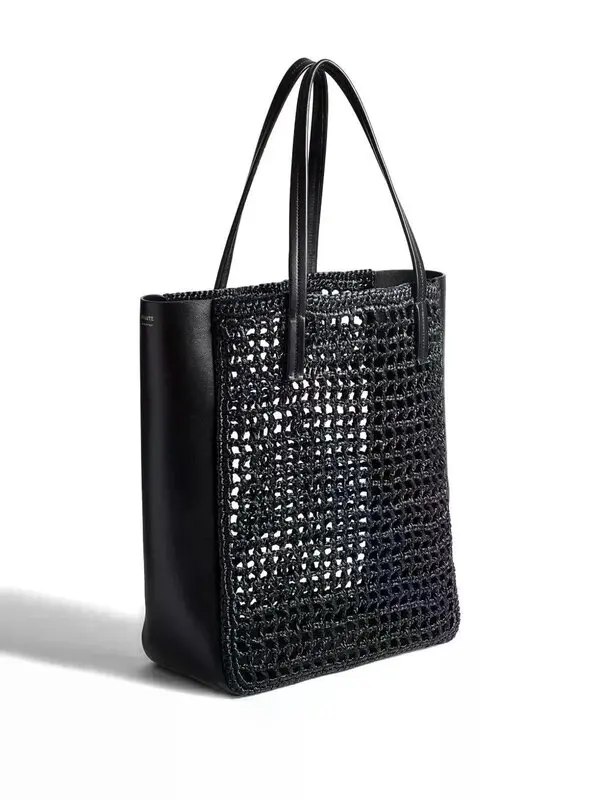 Khaite Woven Panel Tote Bag