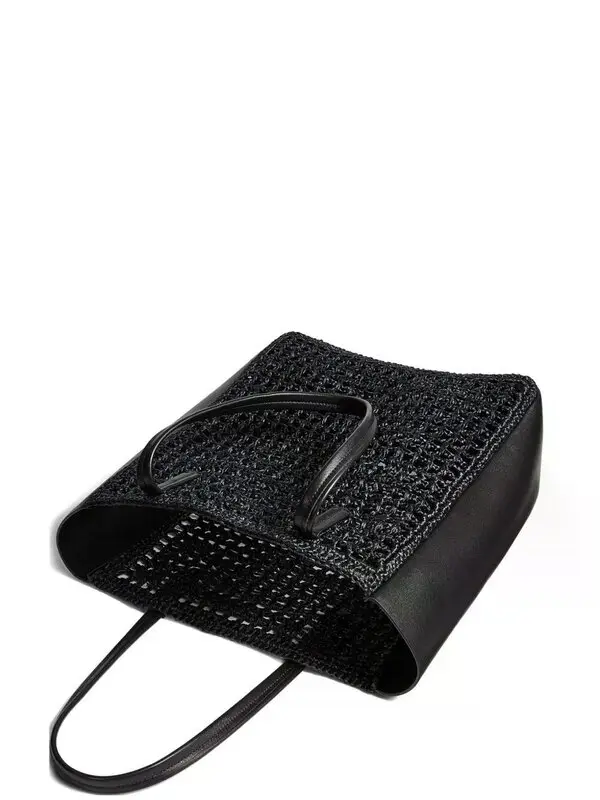 Khaite Woven Panel Tote Bag