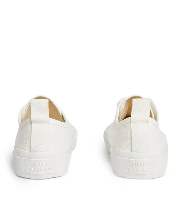 Studio Nicholson Canvas Lace-up Sneakers