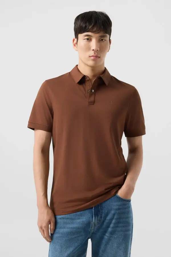 Bogner Timo Piqué Polo Shirt - Brown