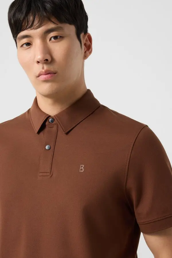 Bogner Timo Piqué Polo Shirt - Brown
