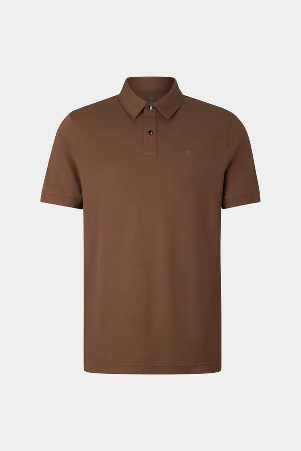Bogner Timo Piqué Polo Shirt - Brown