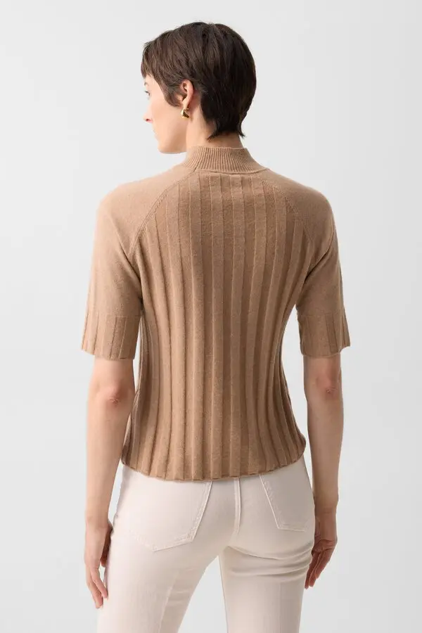 Bogner Virgin Wool Cashmere Shirt Tina - Camel