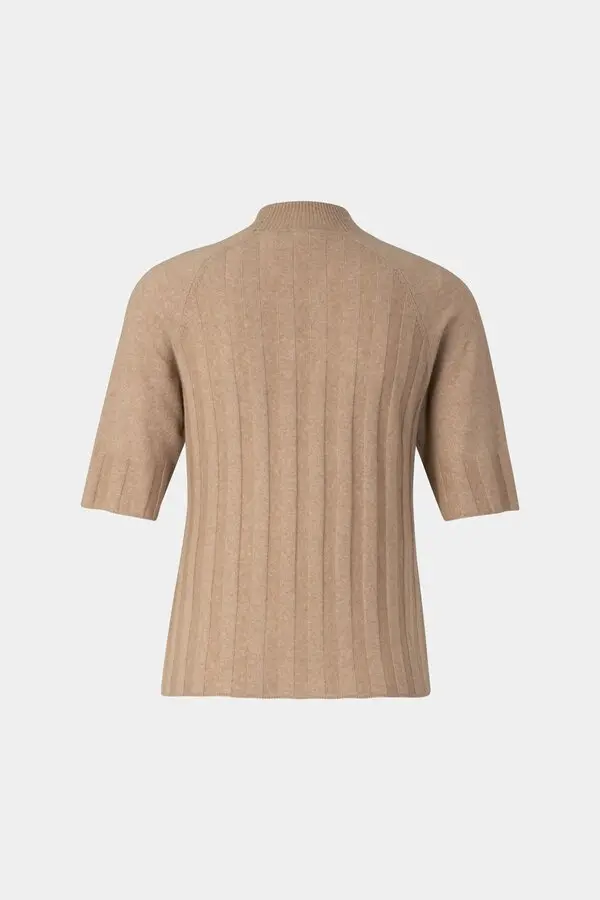 Bogner Virgin Wool Cashmere Shirt Tina - Camel