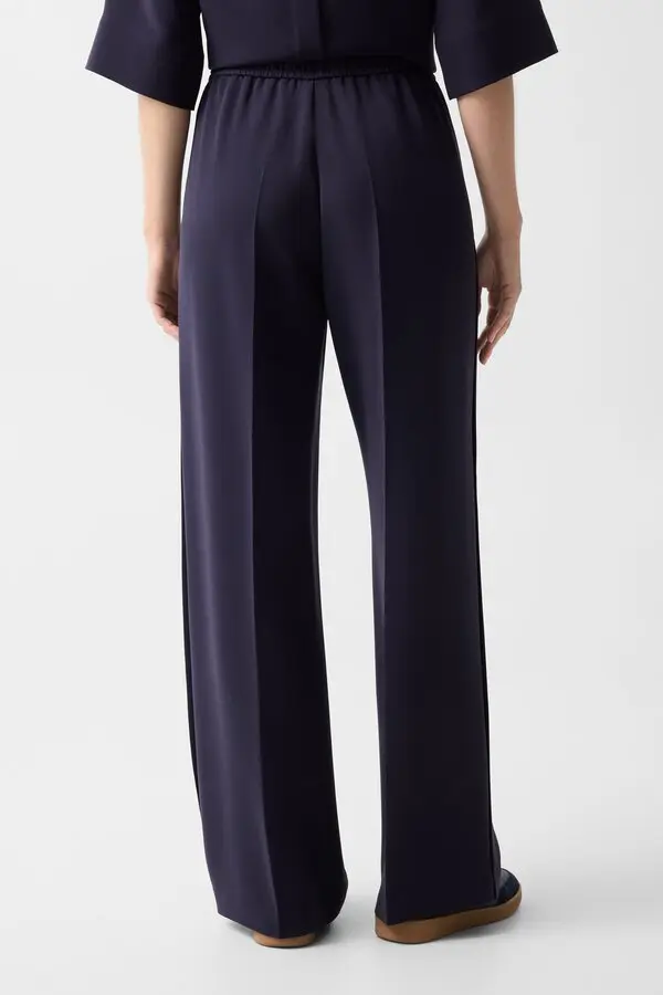 Bogner Enny Crepe Pants - Navy Blue