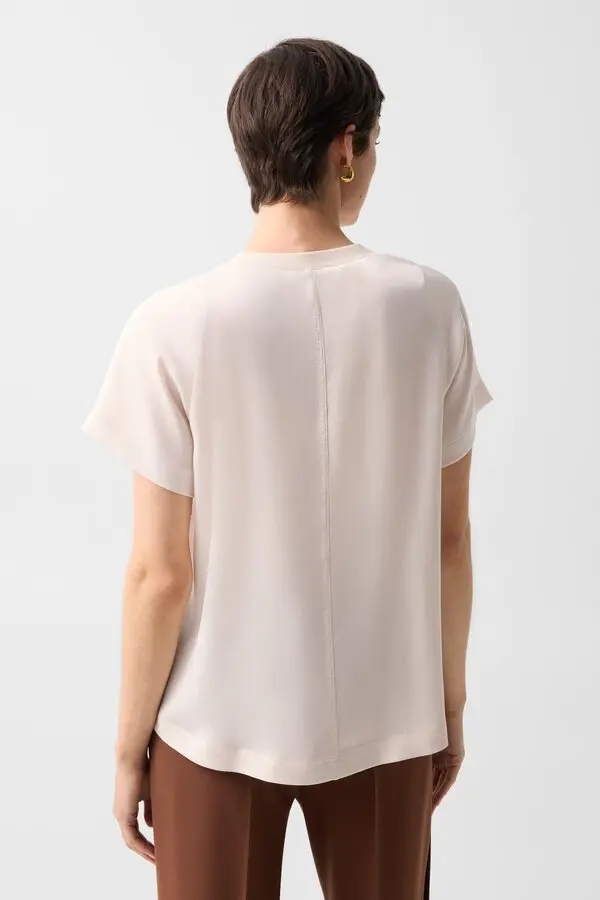 Bogner Dakota Satin Crepe Shirt - Cream