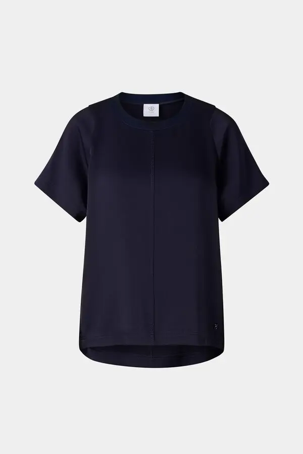 Bogner Dakota Satin Crepe Shirt - Navy Blue