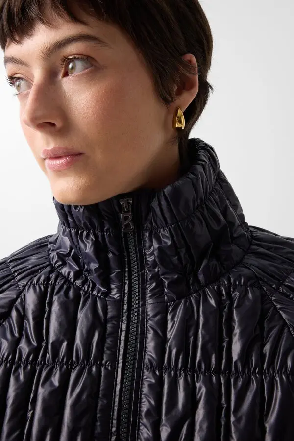 Bogner Sherry Quilted Jacket With Stand Collar And Zip-up Closure
