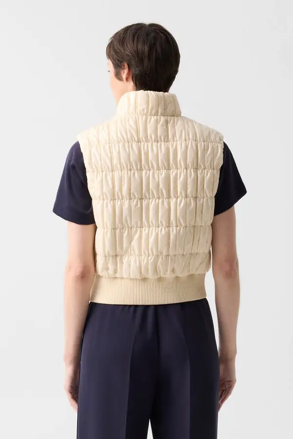 Bogner Sally Quilted Vest - Cream