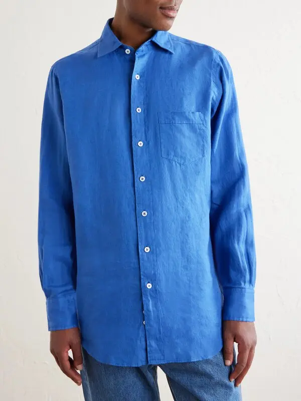 DRAKE'S Linen Shirt