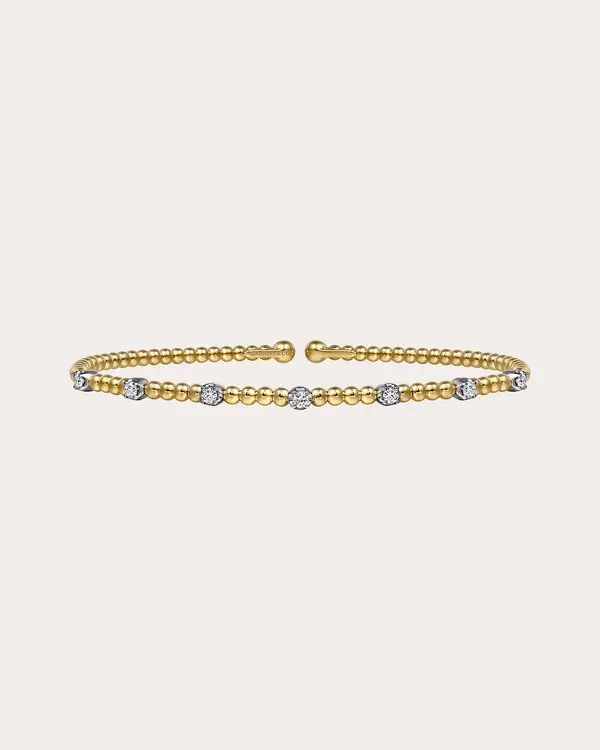 Gabriel & Co. Bujukan Diamond And Stations Cuff - Yellow