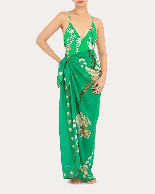 AGUACLARA Jade Pareo Scarf