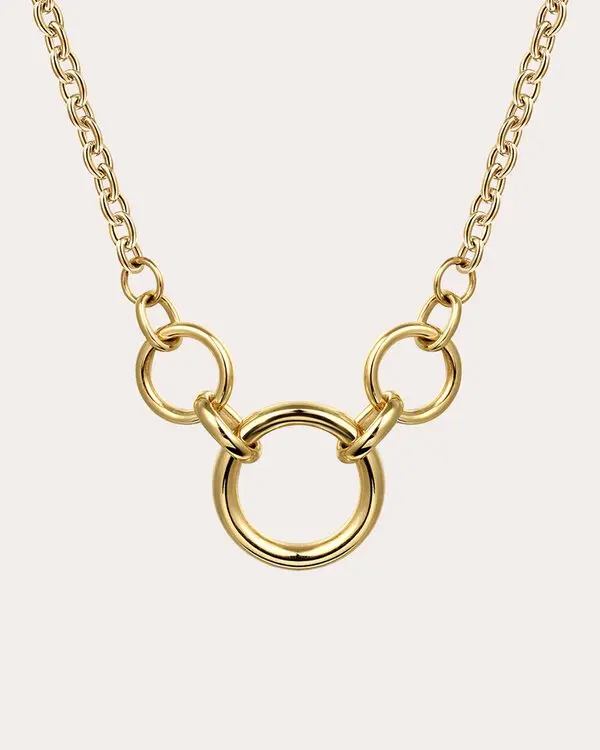 GABRIEL & CO. 14k Yellow Chain Link Pendant Necklace