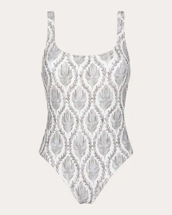 AGUACLARA Sultana Classic One-piece Swimsuit - Grey
