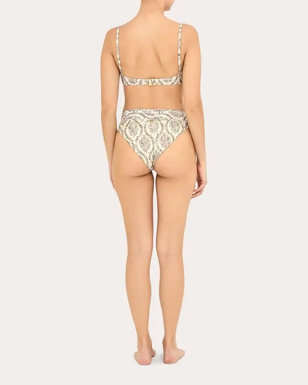 AGUACLARA Sultana High-rise Bikini Bottoms