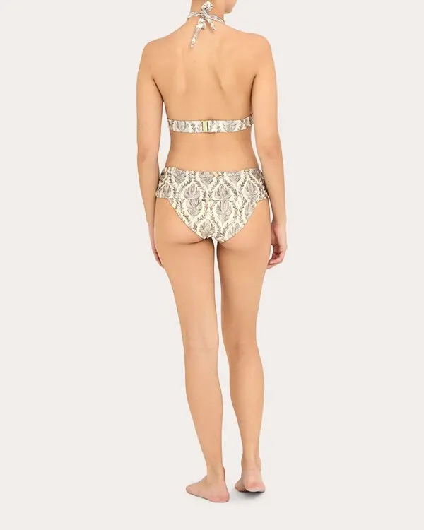 AGUACLARA Sultana Missy Halter Bikini Top