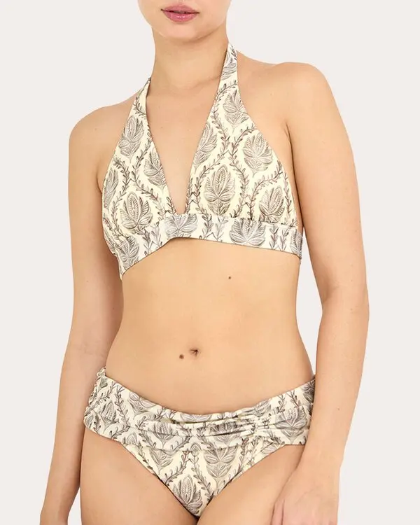 AGUACLARA Sultana Missy Halter Bikini Top