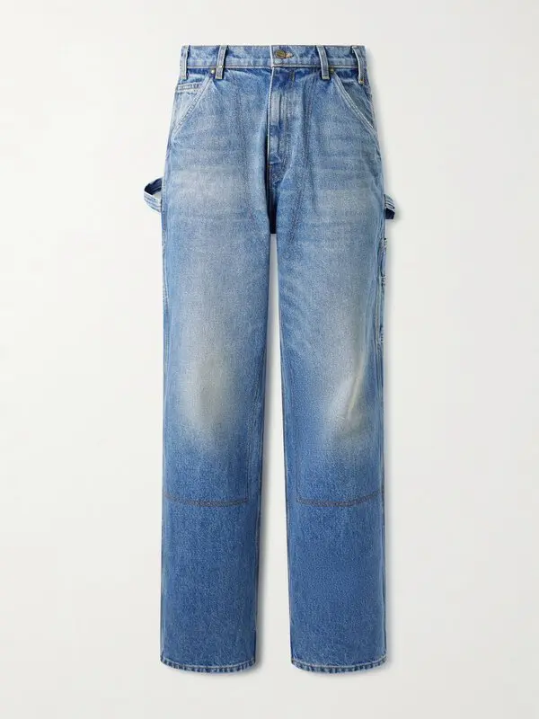 CHERRY LOS ANGELES Paint-splattered Distressed Carpenter Jeans