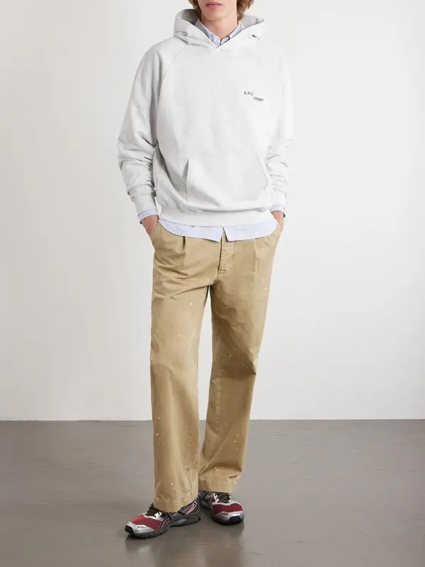 A.p.c. X Fragment Logo Hoodie - Gray