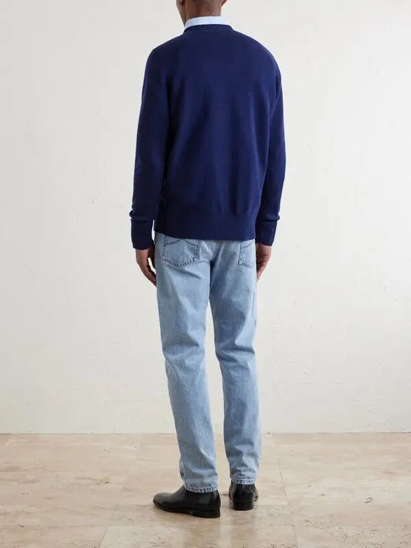 Eleventy Wool Crewneck Sweater - Blue