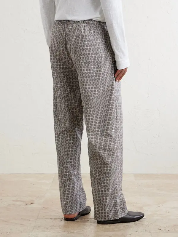 Derek Rose Printed Cotton-poplin Pyjama Trousers