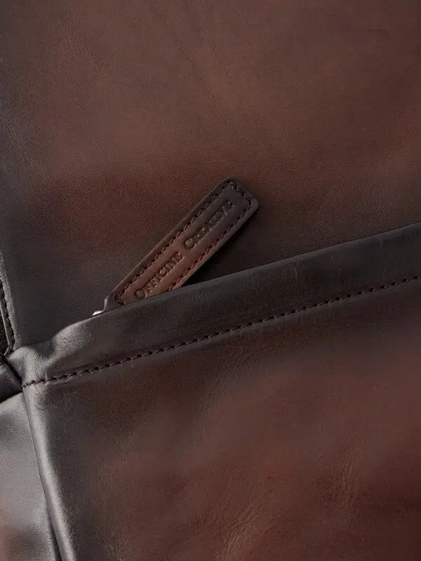 Officine Creative Quentin 023 Full-grain Leather Backpack