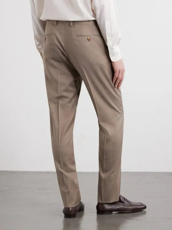 Caruso Wool Suit Trousers