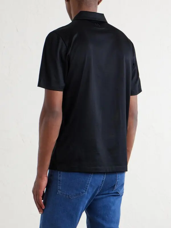 Canali Cotton-jersey Polo Shirt