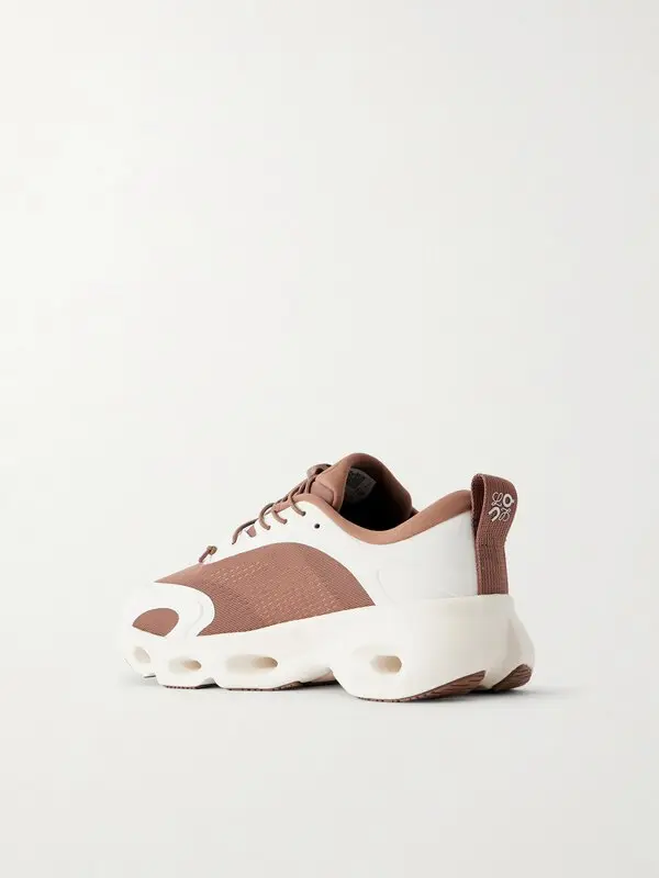 Loewe X On Cloudsolo Rubber-trimmed Mesh Sneakers
