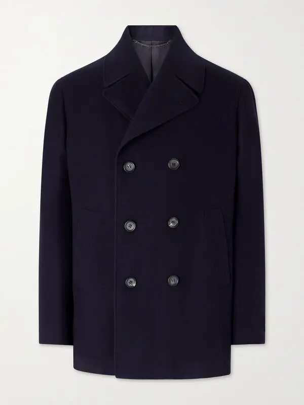 Canali Double-breasted Wool Jacket