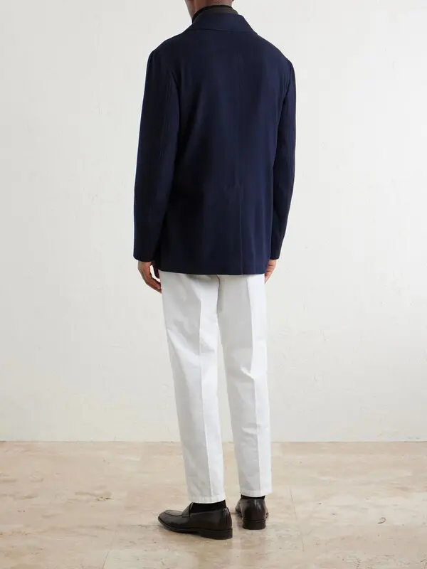 Canali Double-breasted Wool Jacket