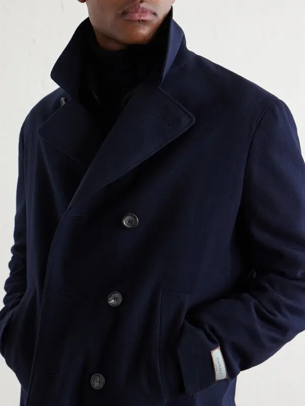 Canali Double-breasted Wool Jacket