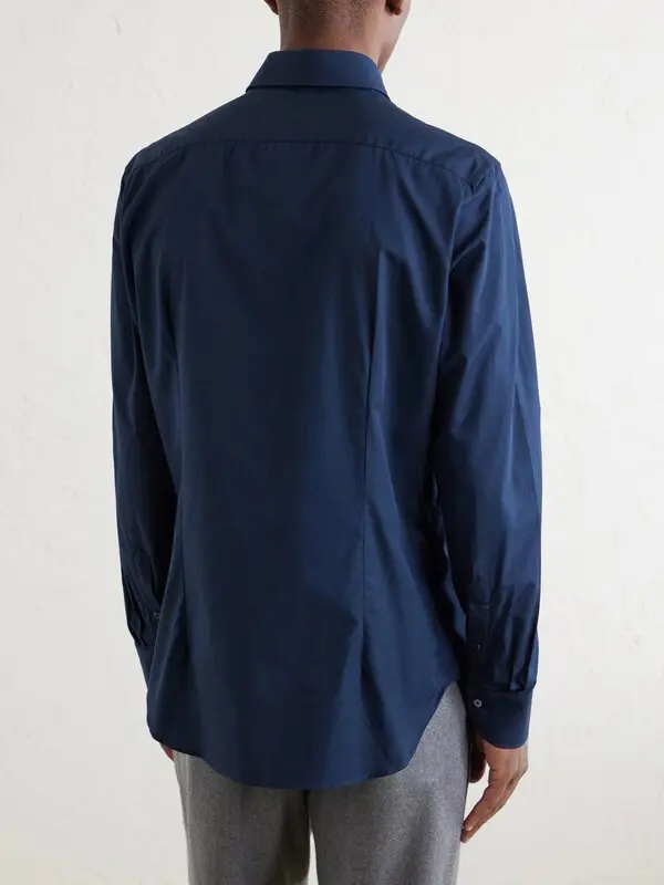 Canali Cotton-poplin Shirt