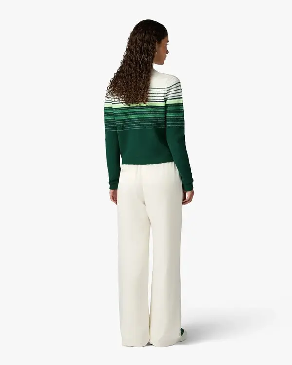 Casablanca White & Boucle Stripe Zip-up Track Jacket