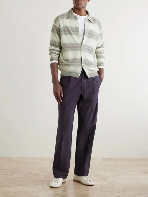Auralee Cotton Drawstring Trousers