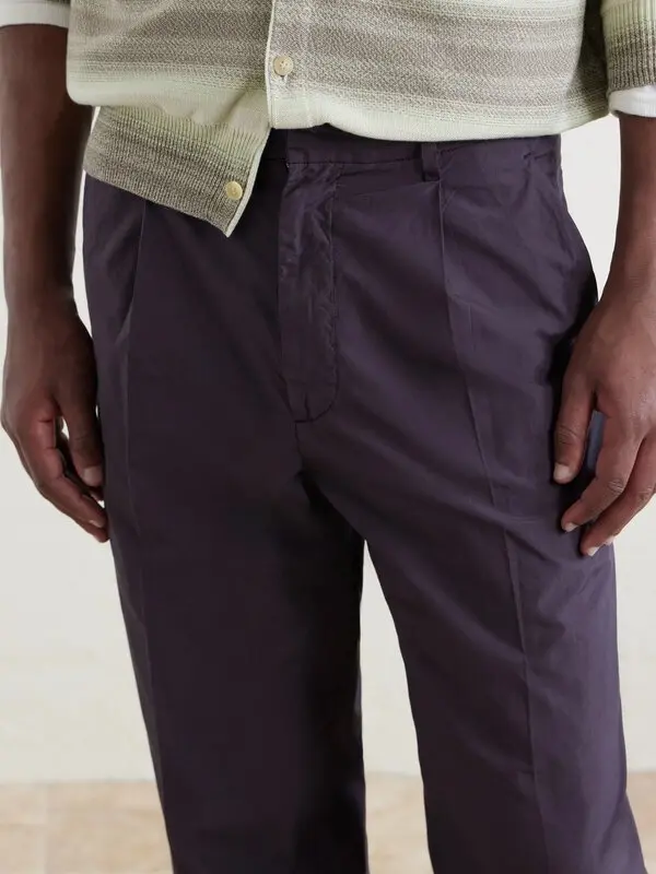 Auralee Cotton Drawstring Trousers