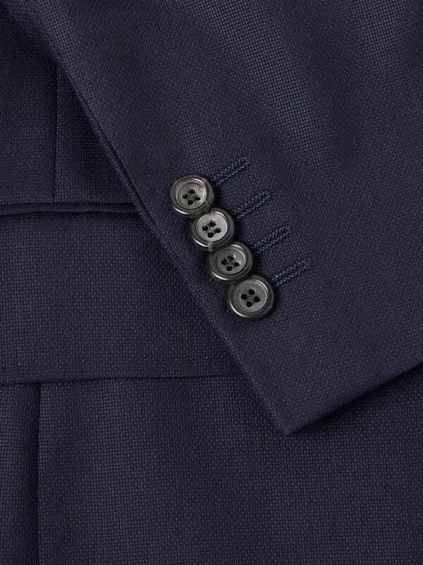 Canali Kei Wool-basketweave Blazer