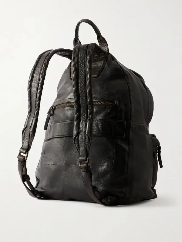Officine Creative Ignis Leather Backpack
