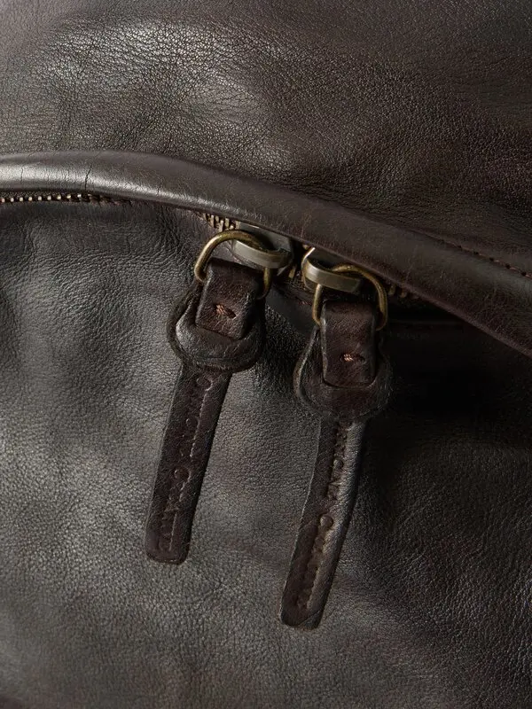 Officine Creative Ignis Leather Backpack