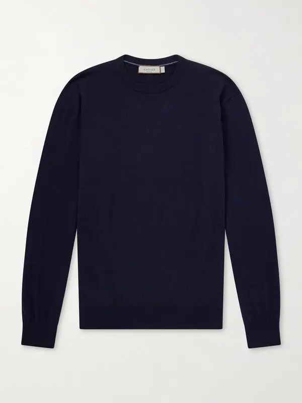 Canali Cashmere Crew Neck Sweater
