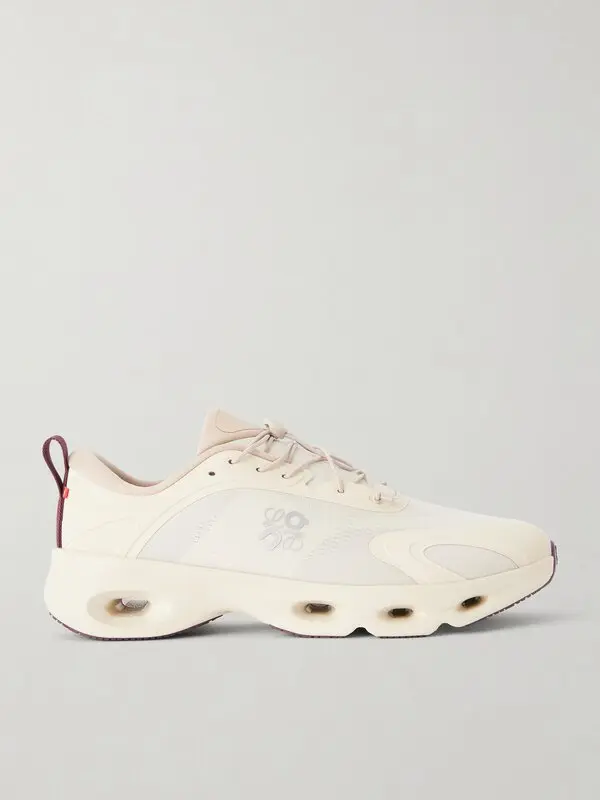 Loewe X On Cloudsolo Lace-up Mesh Sneakers