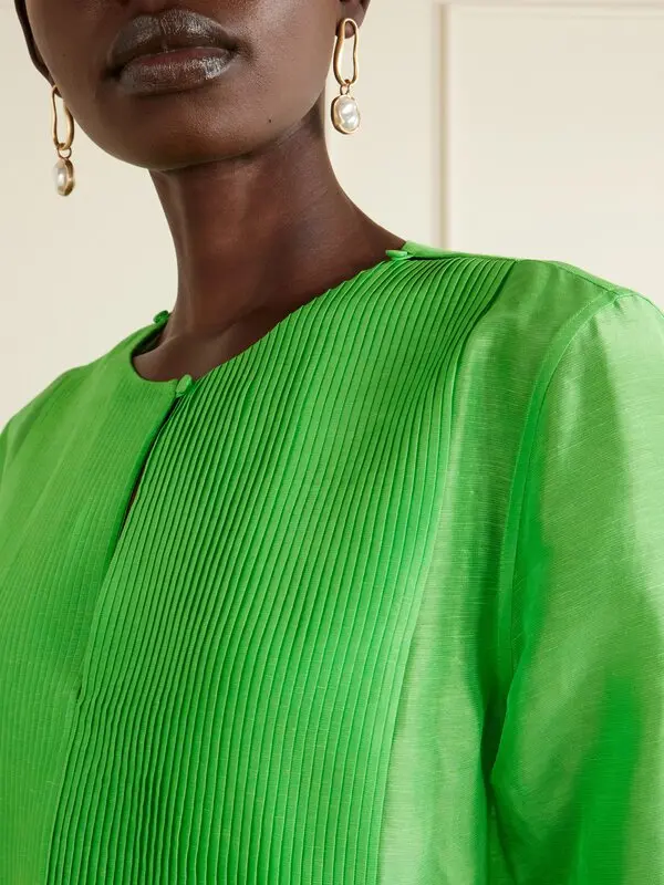 Tory Burch Linen And Silk-blend Kaftan