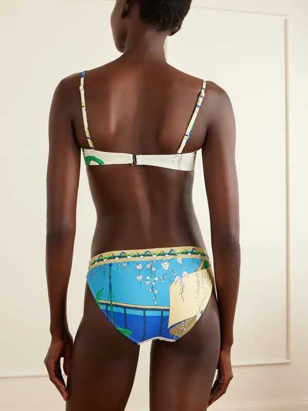 Tory Burch Printed Bikini Briefs
