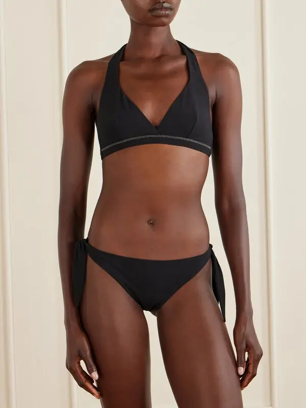 Brunello Cucinelli Self-tie Bikini Bottoms