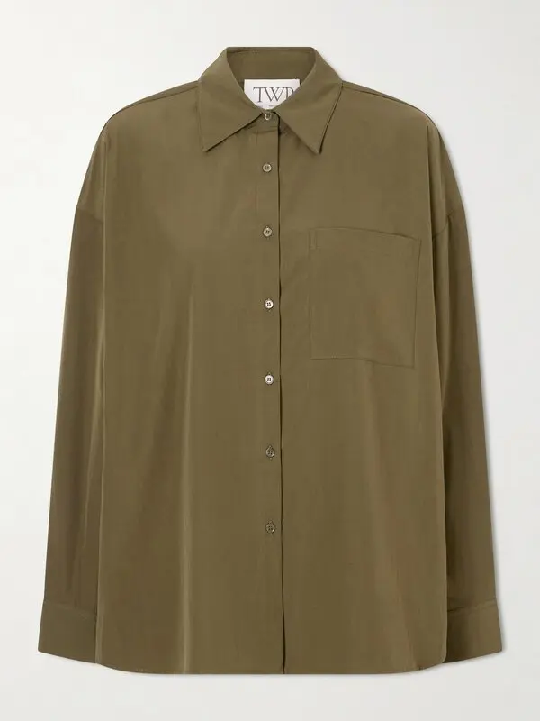 TWP Cotton Button-down Shirt With Pocket