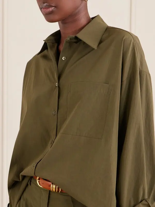 TWP Cotton Button-down Shirt With Pocket